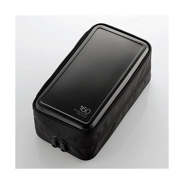 ケース　エレコム　CD　DVD　CCD-HB160BK　Blu-ray・CD・DVD対応ファスナーケース　160枚　ブラック 131