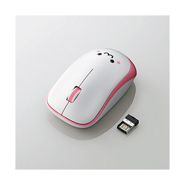 マウス　エレコム　無線　ワイヤレス　M-IR07DRPN　無線IRマウス　3ボタン　ピンク 131