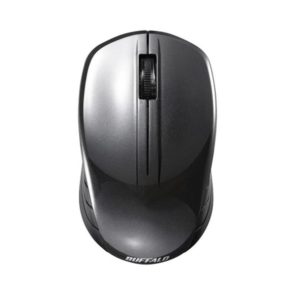 マウス　バッファロー　無線　ワイヤレス　BSMBW100BK　無線　2.4GHz　BlueLEDマウス　3ボタン　ブラック 131