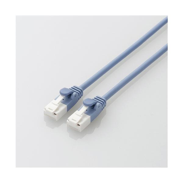 エレコム　LD-GPAYT／BU30　ツメ折れ防止やわらかLANケーブル　Cat6A準拠　3.0m 131