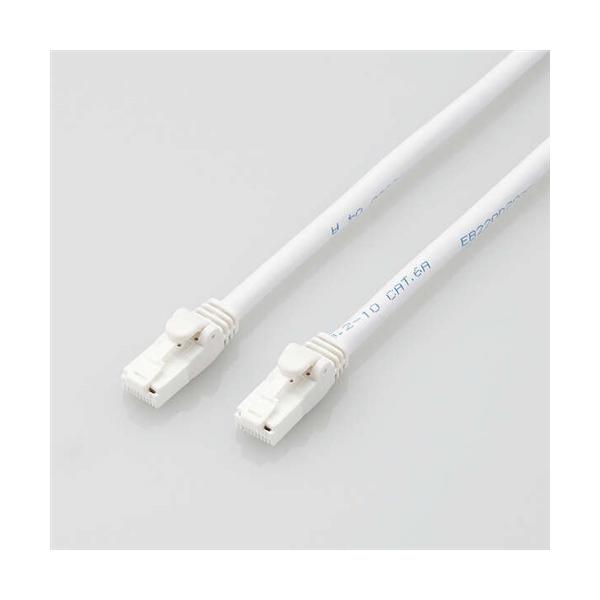 エレコム　LD-GPAT／WH1／RS　Cat6A　LANケーブル　1m　ホワイト 131