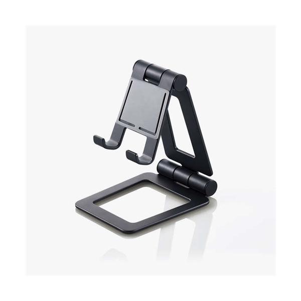 エレコム　TB-DSCHALBK　タブレット用アルミスタンド　ブラック 131