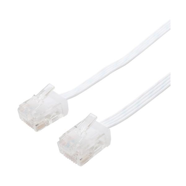 ミヨシ　LYF-6A05WH　カテゴリー6A　フラットLANケーブル　5m　ホワイト 131