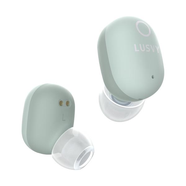ナガオカ　L102BEANPG　完全ワイヤレスイヤホン　LUSVY　　グリーン系 24