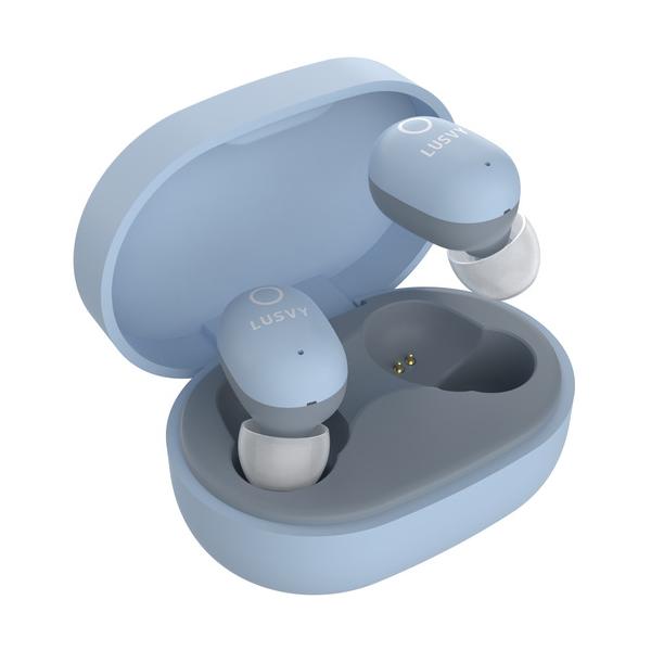 ナガオカ　L102BEANWFB　完全ワイヤレスイヤホン　LUSVY　　ブルー系 24