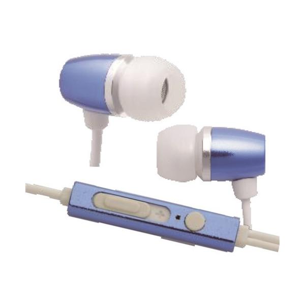 たのしいかいしゃ　TA-AM3CBL　3.5mmプラグ　ステレオイヤホン　コード長　1.2m　セルリアンブルーTAAM3CBL 24