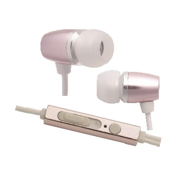 たのしいかいしゃ　TA-AM3SPK　3.5mmプラグ　ステレオイヤホン　コード長　1.2m　シェルピンクTAAM3SPK 24