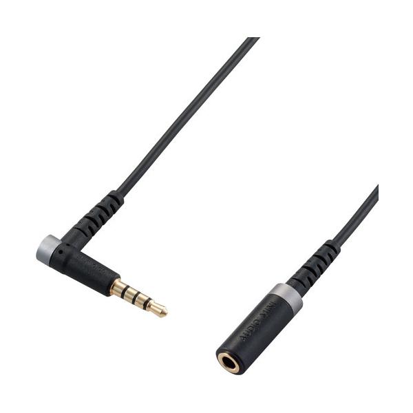 エレコム　EHP-35ELS4P10BK　マイク対応オーディオ延長ケーブル／高耐久／1m／ブラック　EHP35ELS4P10BK 24