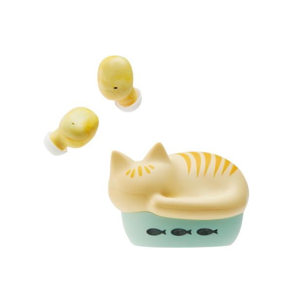 ラディウス　HP-C28BTC　完全ワイヤレスイヤホン　左右分離　Bluetooth対応　チャトラ 24