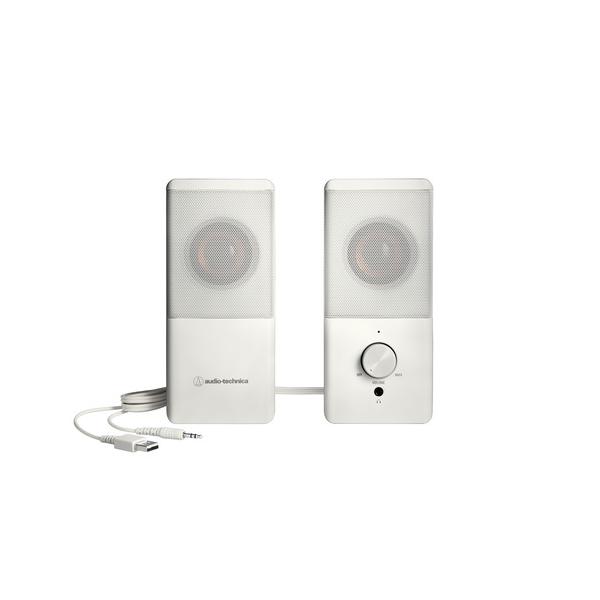 オーディオテクニカ　AT-SP95　WH　アクティブスピーカー　USB給電　3.5mm接続　ホワイト 24