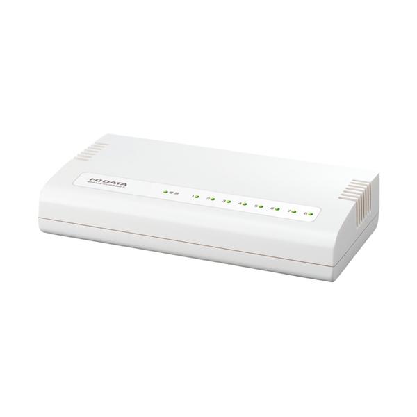 IOデータ　ETX-ESH08WC　100BASE-TX／10BASE-Te対応　8ポート　レイヤー2スイッチングハブ　ホワイト 126