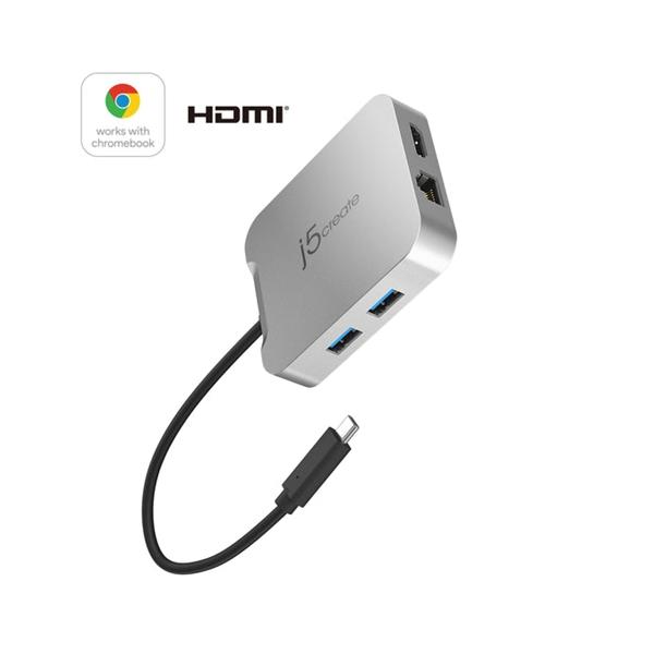 j5create　JCD391　USB-C　4K60　PD　5in1　マルチハブ　スペースグレー 126