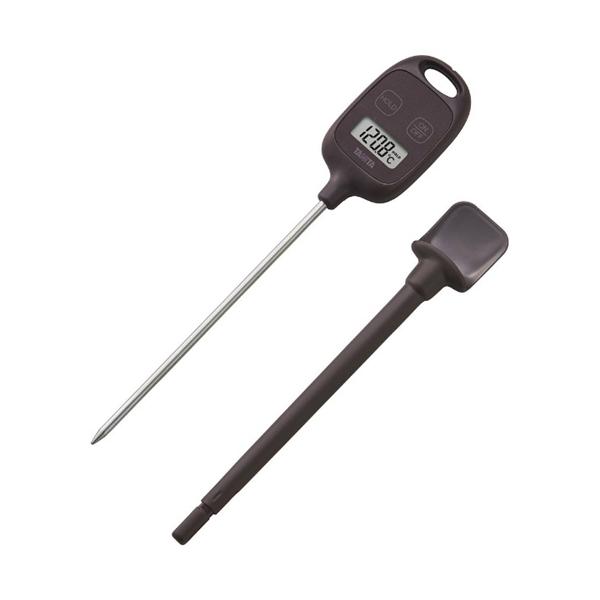 タニタ　TT-584-BR　キッチン用デジタル温度計　ブラウン 500