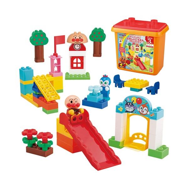 バンダイ　アンパンマンたのしいこうえんブロックバケツ 885