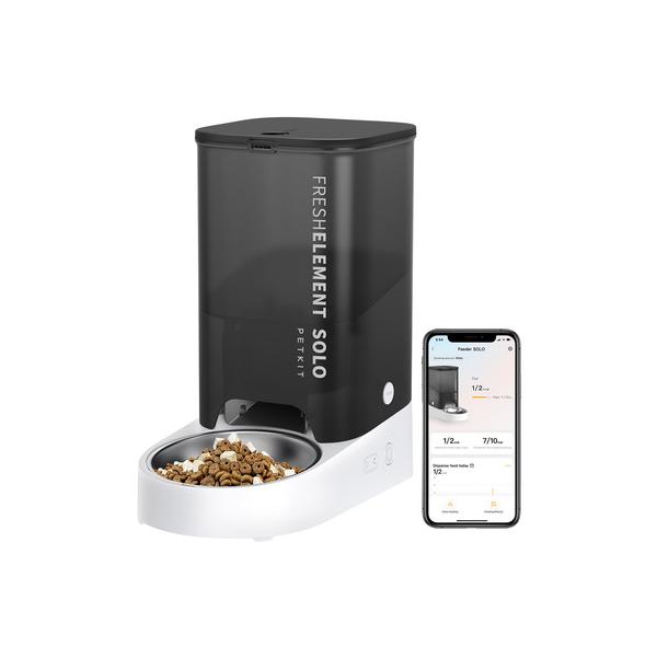 PETKIT　P570-GRY　FRESHELEMENT　SOLO　ペット用自動給餌器　グレー 50