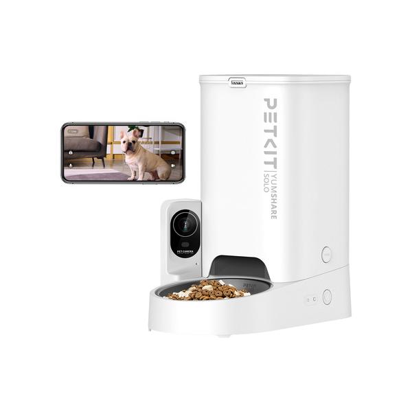 PETKIT　P571　YUMSHARE　SOLO　ペット用給餌器　カメラ付き　ホワイト 50