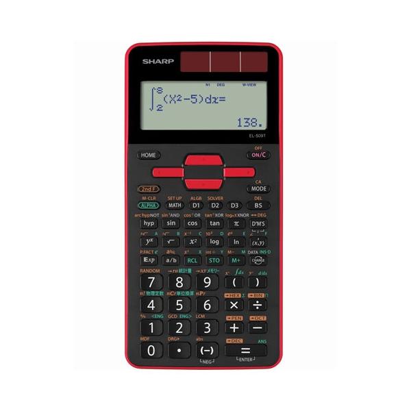 シャープ　EL-509T-RX　関数電卓　559関数スタンダードモデル（赤） 52