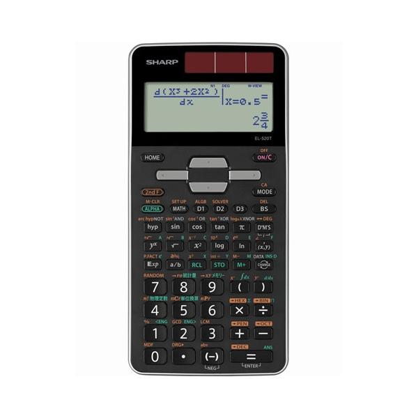 シャープ　EL-520TX　関数電卓　585関数アドバンスモデル 52