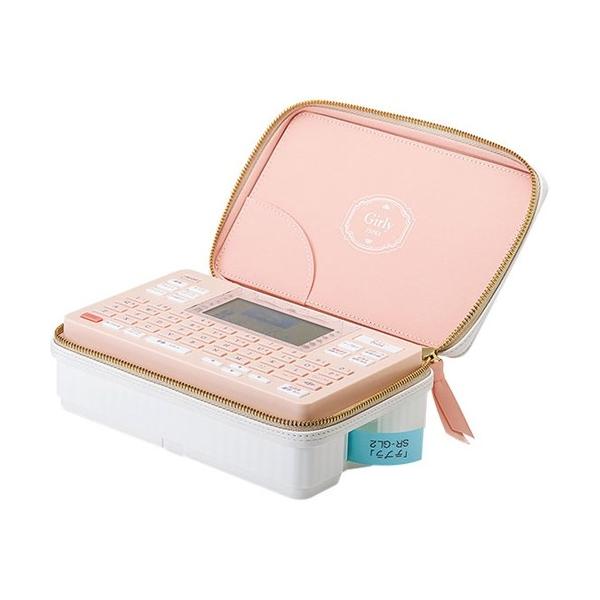 キングジム　SR-GL2　ラベルライター　「テプラ　PRO　Girly」　コーラルピンク 52