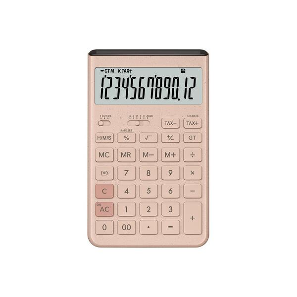 カシオ計算機　JT-200T-PK-N　デザイン電卓　Comfy　開閉式スタンド付　グレイッシュピンク 52