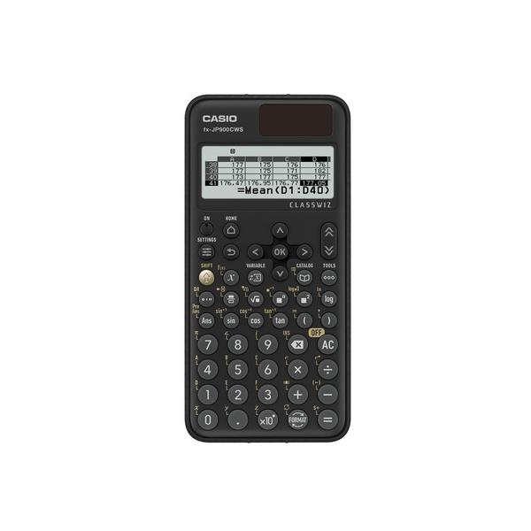 カシオ計算機　fx-JP900CWS-N　関数電卓　表示桁数10桁　700関数以上　4階調液晶搭載　ブラック 52