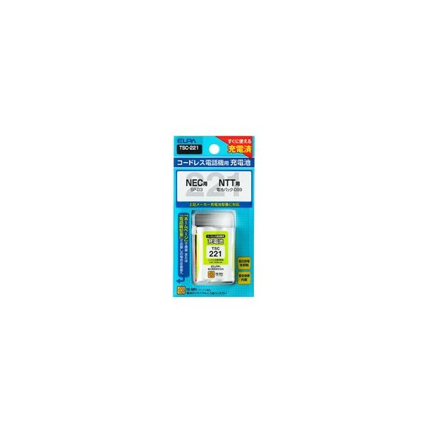 ELPA　電話子機用充電池　TSC-221 500