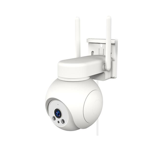 カシムラ　KJ-211　スマートカメラ　4G　AC電源　防水　アプリで接続　Wi-Fi不要　マイク・スピーカー付　ホワイト 50