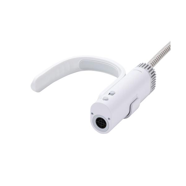 エレコム　PET-DRY01WH　犬・猫　ペット用ドライヤー　3WAY(首掛け／スタンド／ハンディ)　温度調整　冷風／温風　HUG　AIR　ホワイト 50