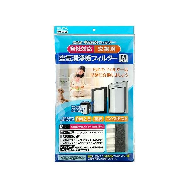 ELPA　EKF-AF02　汎用空気清浄機フィルターM（ＥＬＰＡ） 500