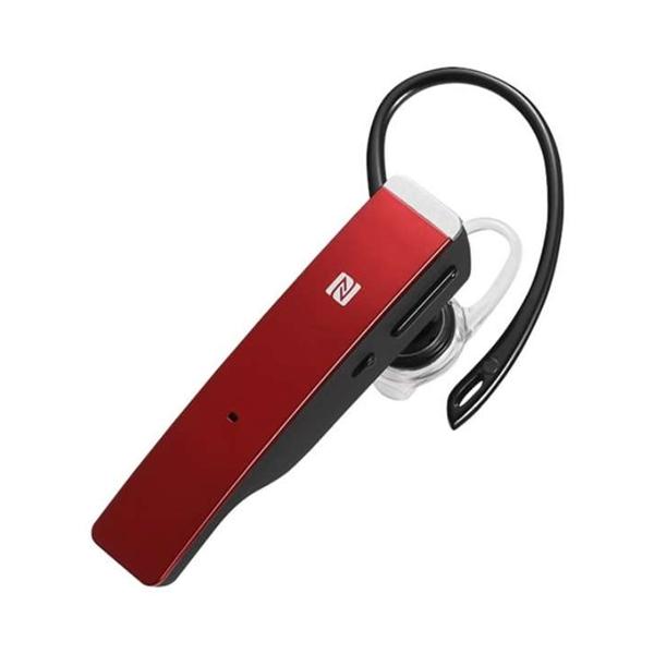 バッファロー　BSHSBE500RD　Bluetooth　4.1対応ヘッドセット　片耳タイプ　ノイズキャンセリング機能搭載　レッド 500