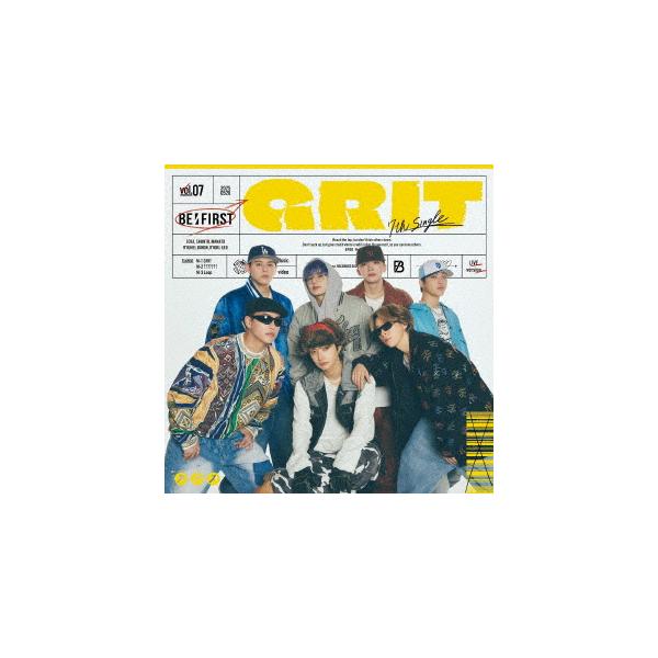 【CD】BE：FIRST　／　GRIT(LIVE盤)(DVD付) 260