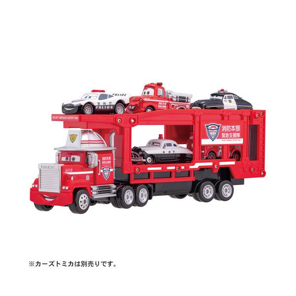 タカラトミー　カーズ　トミカ　現場へ急行！レスキューキャリアカー　マック 885