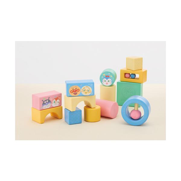 アガツマ　アンパンマン　自然の恵　お米からうまれたつみき　はじめてセット 885