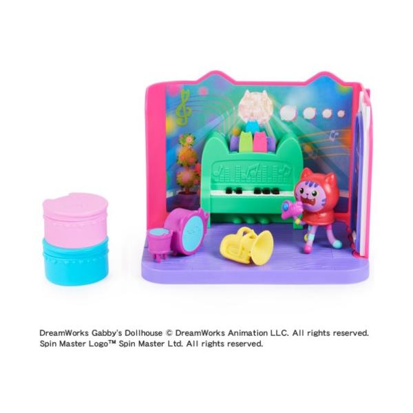 タカラトミー　ギャビーのドールハウス　DJキャットニップのミュージックルームセット 885