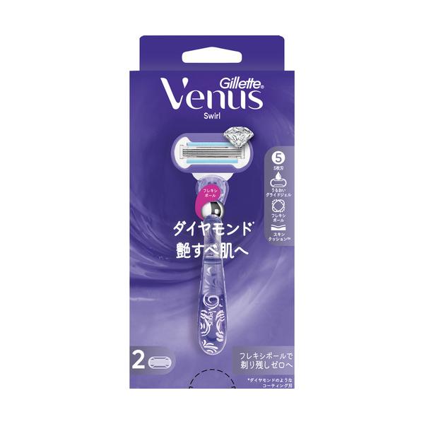 P&amp;G　ヴィーナス　艶すべ肌　ホルダー　替刃２個付 878
