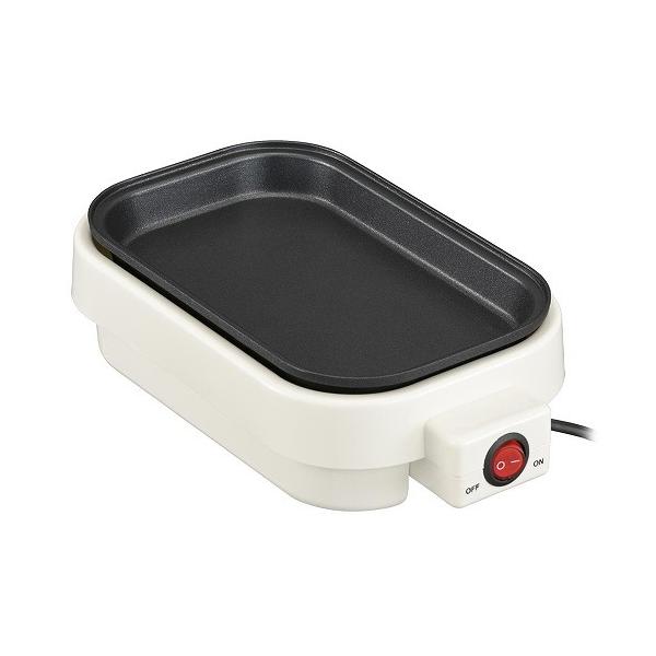 オーム電機　COK-YH500B-W　ミニホットプレート　フッ素樹脂プレート　小型軽量　ホワイト 44