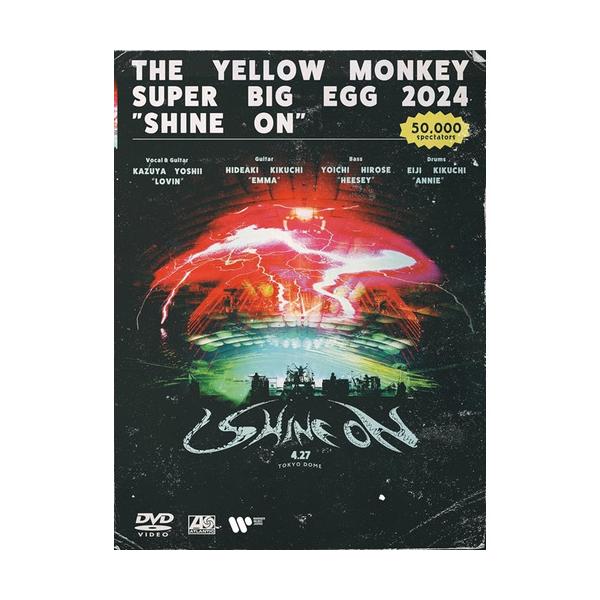 【DVD】YELLOW　MONKEY　／　THE　YELLOW　MONKEY　SUPER　BIG　EGG　2024"SHINE　ON"(通常版) 240