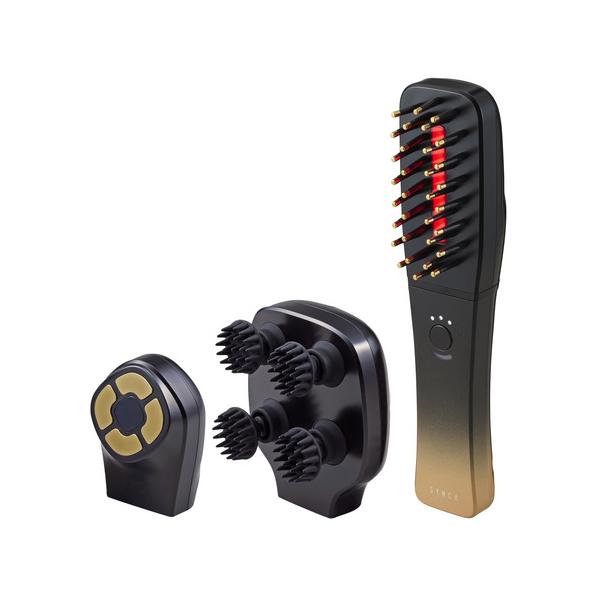 SYNCA　SYB-F1　3way美顔器　お肌や髪のケア用　ブラックゴールド 45