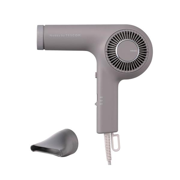 テスコム　NIB400B-H　ヘアドライヤー　日本製　マイナスイオン　トライバランスイオン　うるおい・ツヤ　スモーキーグレー 45
