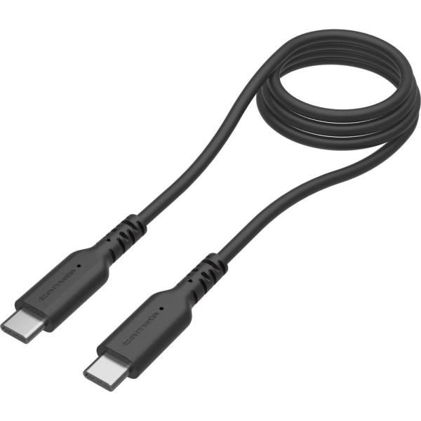 多摩電子工業　PD240W　USB-C　to　Cソフトケーブル　1.0m　ブラック　過熱防止　TH302CC10K 131