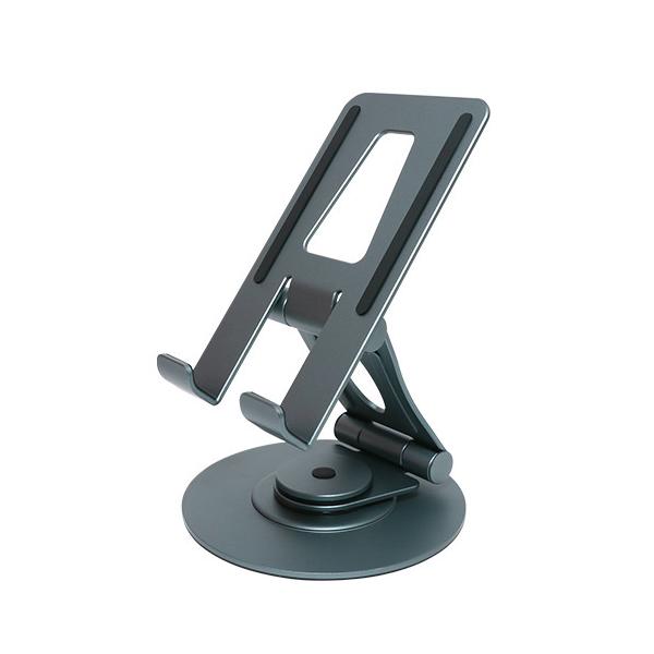 ミヨシ　SST-19／GM　アルミニウムタブレットスタンド　ガンメタリック 131