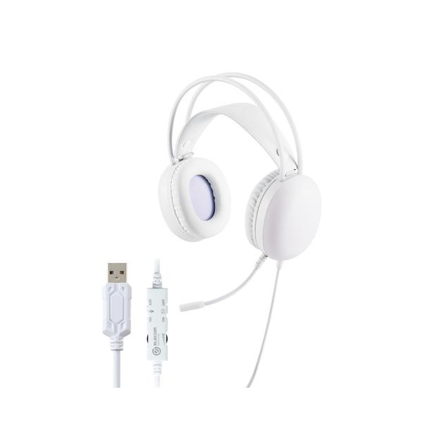 エレコム　HS-G09SUWH　LEDハウジングゲーミングヘッドセット(USBモデル) 131