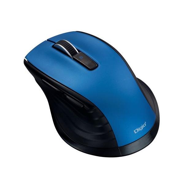 ナカバヤシ　MUS-BKF228BL　Bluetooth静音5ボタンBlueLEDマウス　Chrome　iPad　Mac　Windows対応　ブルー 131