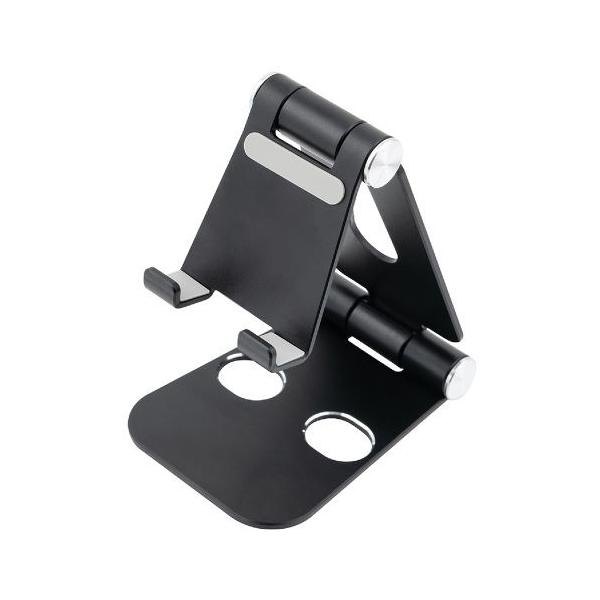 ナカバヤシ　SST-20BK　タブレット・スマホ対応アルミスタンド　タブレット・スマホ対応　ブラック 131