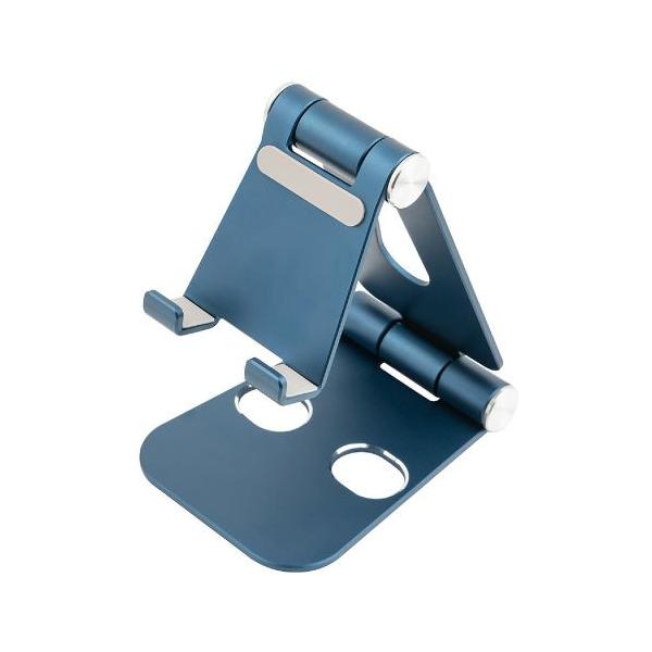 ナカバヤシ　SST-20NB　タブレット・スマホ対応アルミスタンド　タブレット・スマホ対応　ネイビー 131