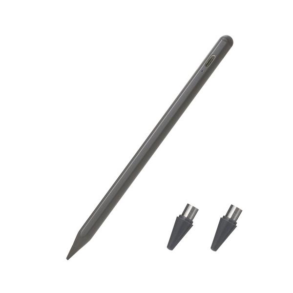 エレコム　P-TPACST05BK　スタイラスペン　充電式　USB　Type-C　ペン先2個付属　スマホ　タブレット対応　ブラック 131