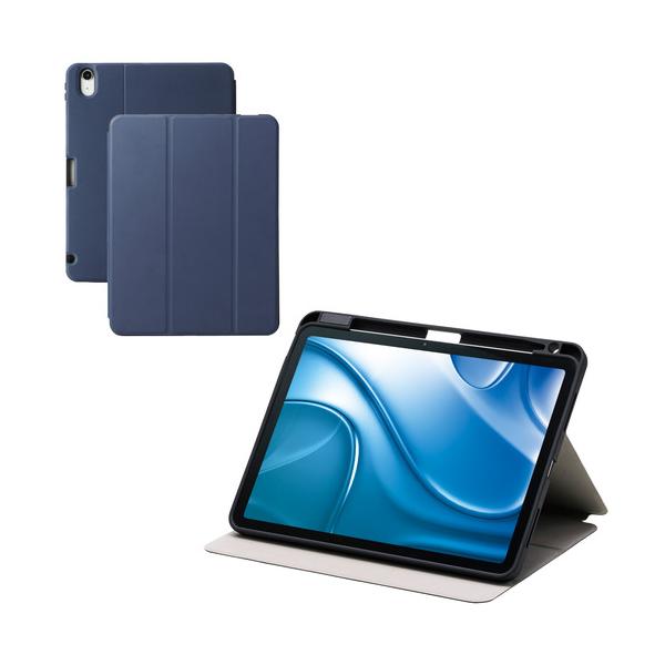 エレコム　TB-A25MSANV　iPad　Air　ケース　11インチ　(　M3／M2　)／10.9インチ　第5世代　第4世代　ネイビー 131
