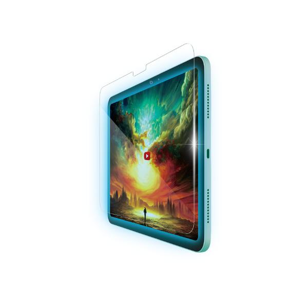 エレコム　TB-A25MFLGARBL　11インチ　iPad　Air　(　M3／M2　)　ガラスフィルム　BLカット　表面硬度10H　指紋防止 131