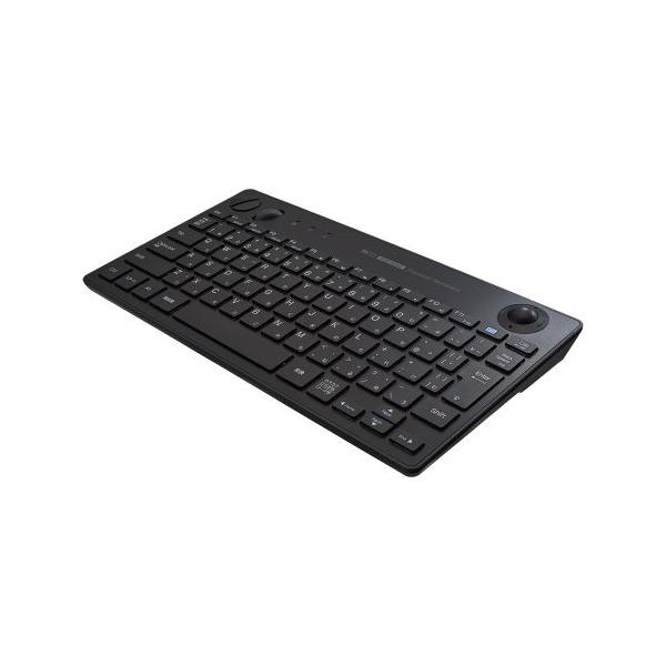 ナカバヤシ　FKB-R252BK　無線トラックボールキーボード　マウスボタン＋スクロールホイール搭載　日本語80キー　Windows対応　ブラック 131