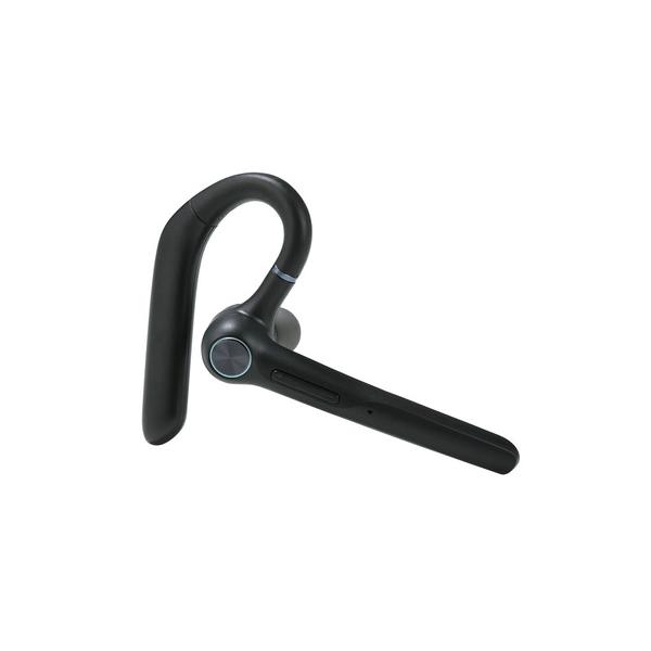 エレコム　LBT-HSC41BK　Bluetooth　ヘッドセット　マイク付き　ENC　ノイズキャンセリング　充電ケース付　IPX4防水　ブラック 131